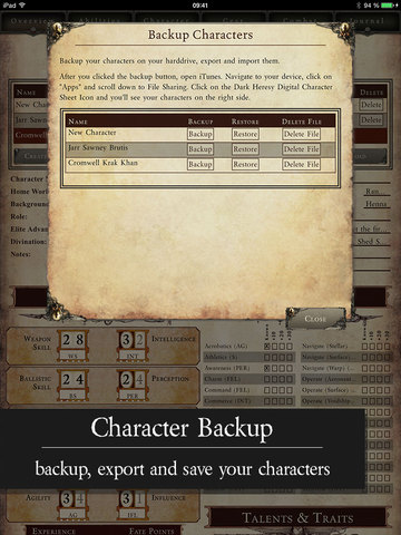 Dark Heresy: Digital Character Sheet 2nd Edition Tips, Cheats, Vidoes ...