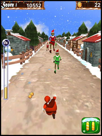 3D Santa Run & Christmas Racing - simulator running & jump-ing elf pets ...